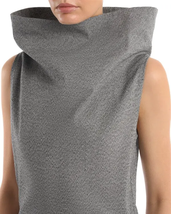 Issey Miyake Sleeveless High Neck Dress