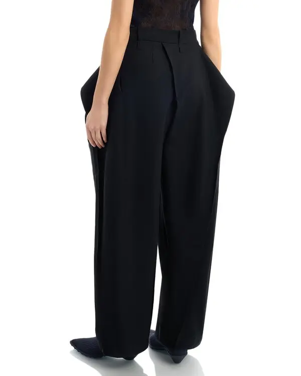 Issey Miyake Grainy Pants - Black