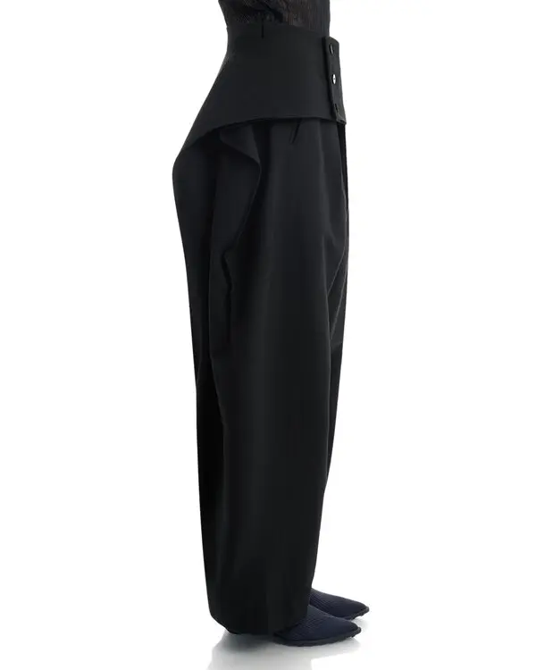 Issey Miyake Grainy Pants - Black