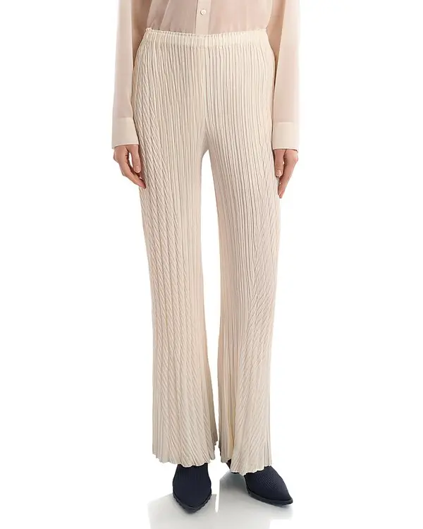 Issey Miyake Unfurling Pleats Pants - Off-white