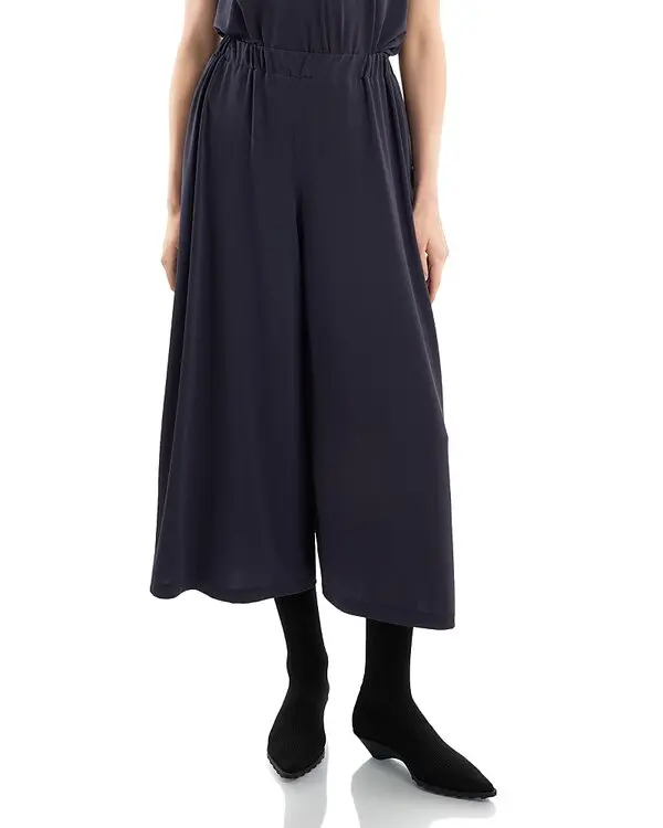 Issey Miyake Drape Jersey Wide Leg Pants