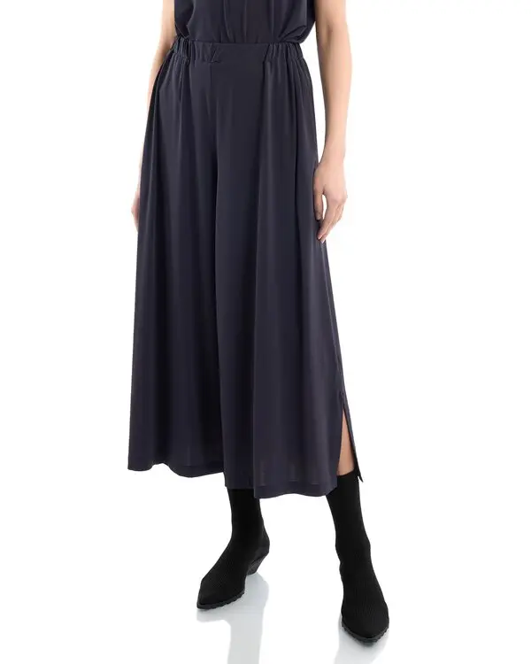Issey Miyake Drape Jersey Wide Leg Pants