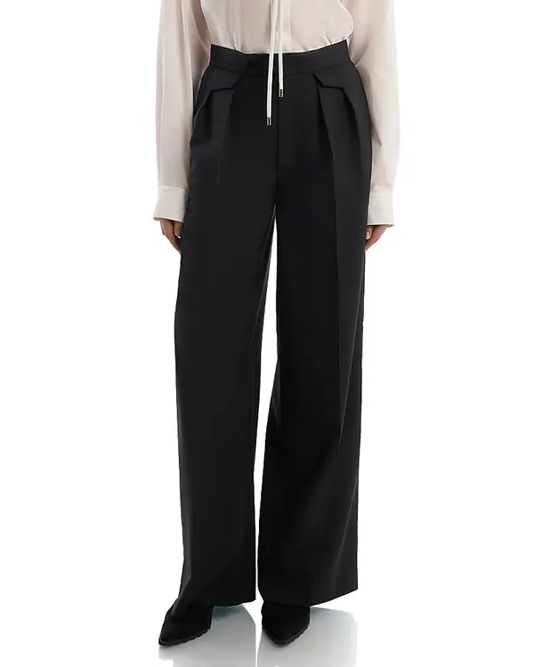 Issey Miyake Wide-leg Tailored Trousers
