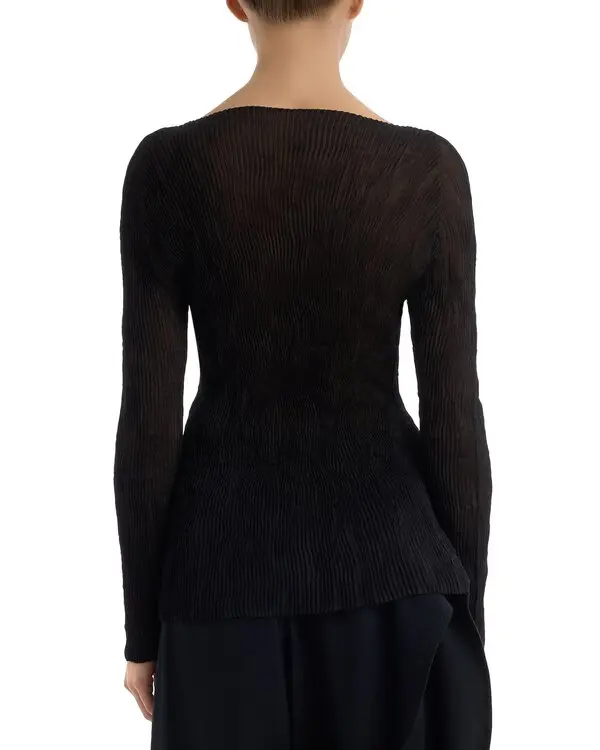 Issey Miyake Chiffon Twist Top