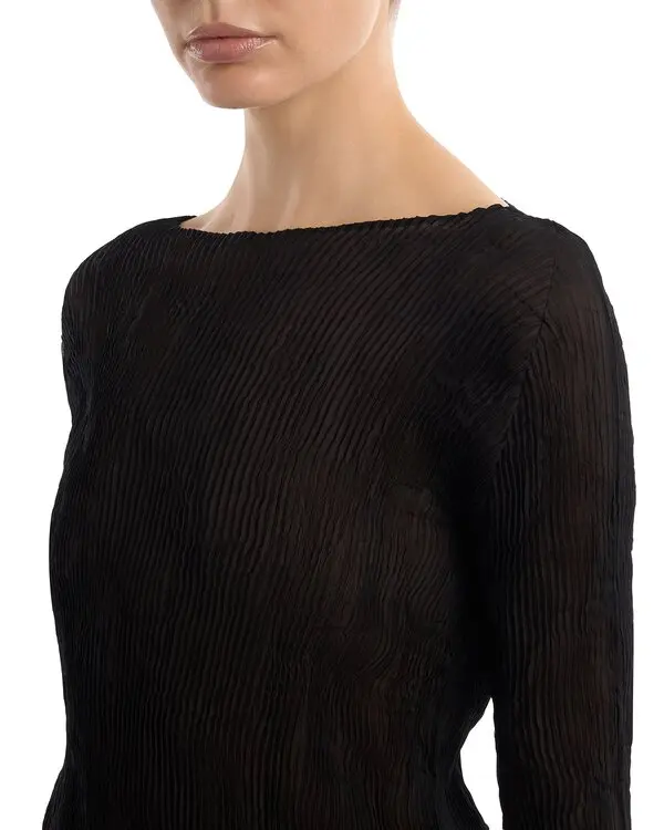 Issey Miyake Chiffon Twist Top