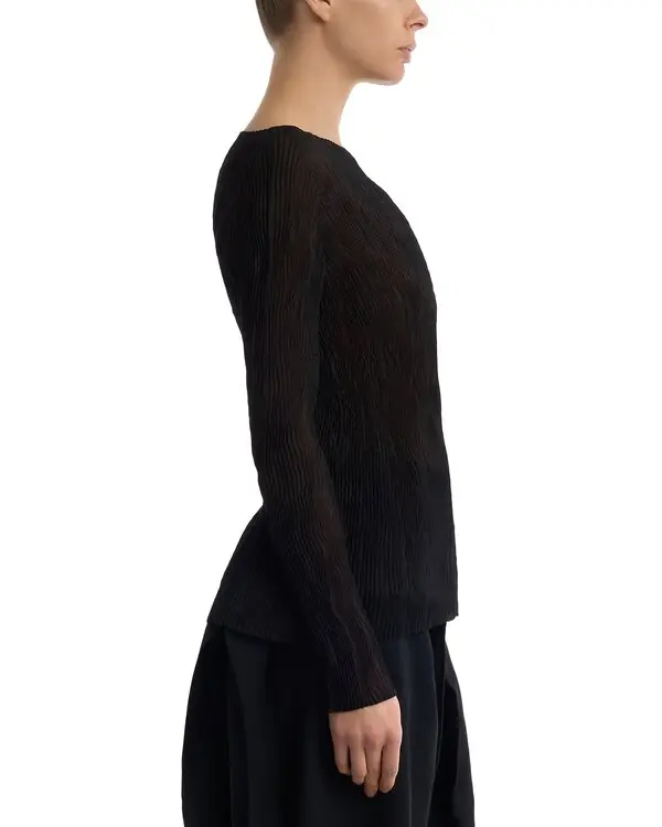 Issey Miyake Chiffon Twist Top