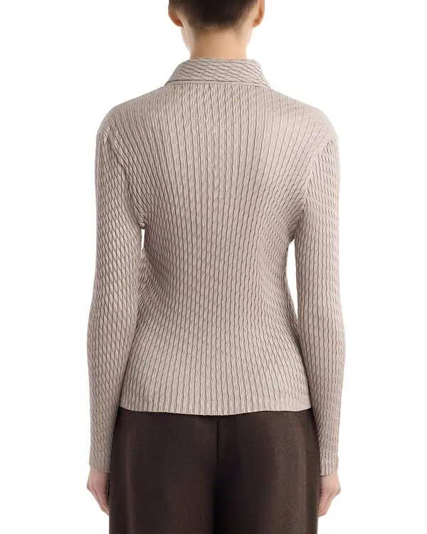 Issey Miyake Sleek Pleats Top