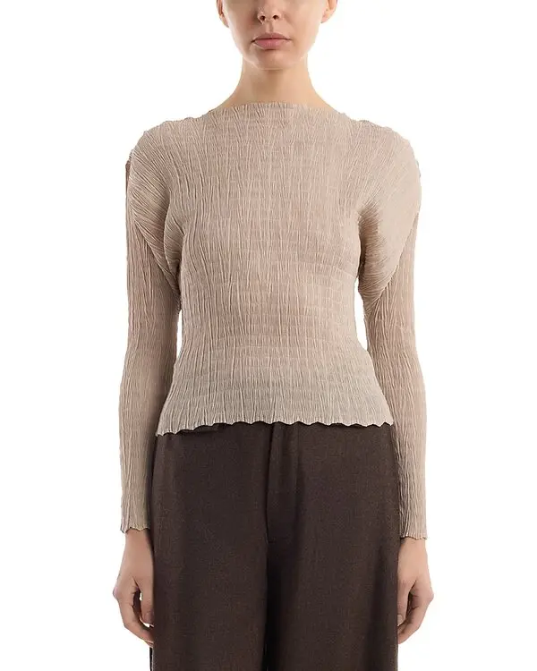Issey Miyake Tatami Pleated Top