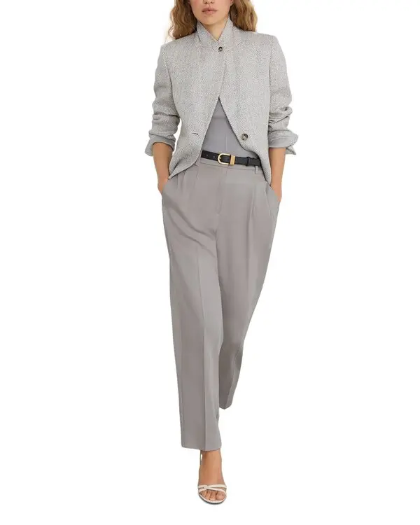 REISS Petites Clay Pleated Pants