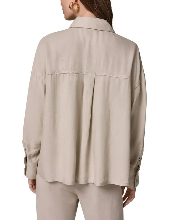 Donna Karan New York Triple Stitch Long Sleeve Blouse