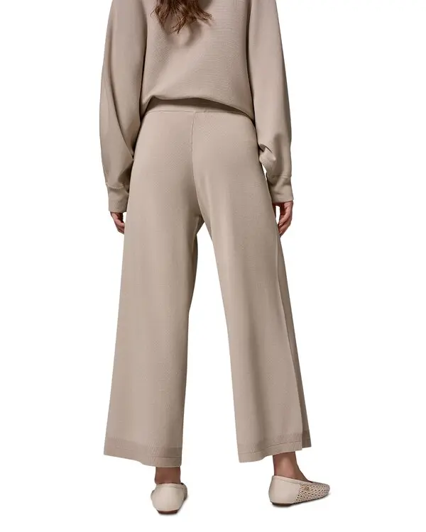 Donna Karan New York Milano Stitch Wide Leg Pull On Pants