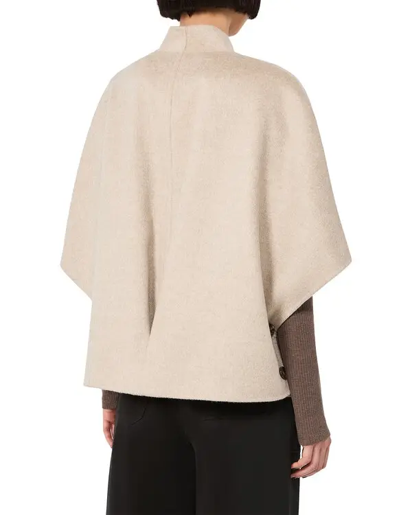 Max Mara Mxaandalo Cashmere Cape Jacket