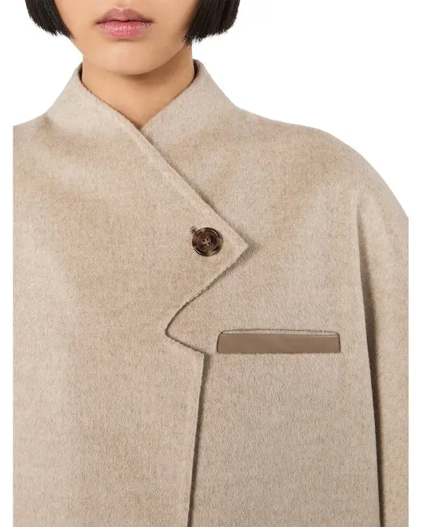 Max Mara Mxaandalo Cashmere Cape Jacket