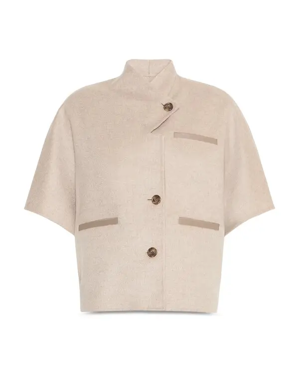 Max Mara Mxaandalo Cashmere Cape Jacket