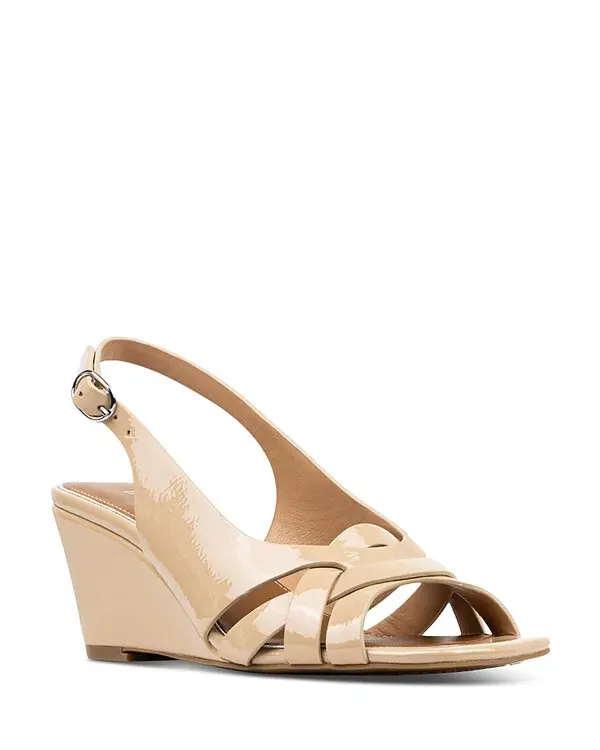 DONALD PLINER Primm Mid Wedge Slingback Sandals - Sand