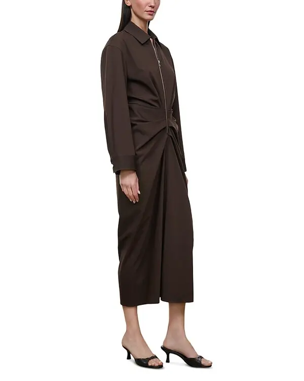 Staud Adler Gathered Waist Dress