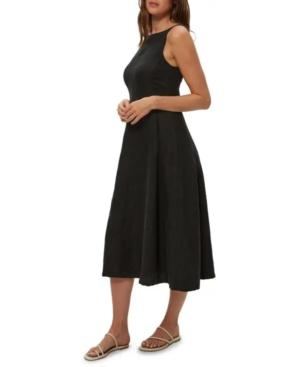 Michael Stars Palmira Linen Midi Dress