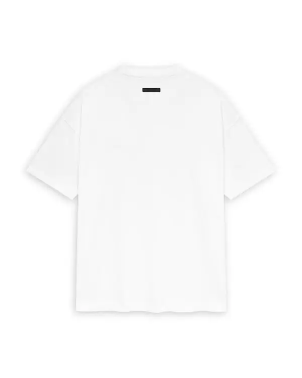 Fear Of God Essentials Logo Crewneck T-shirt - Bright White