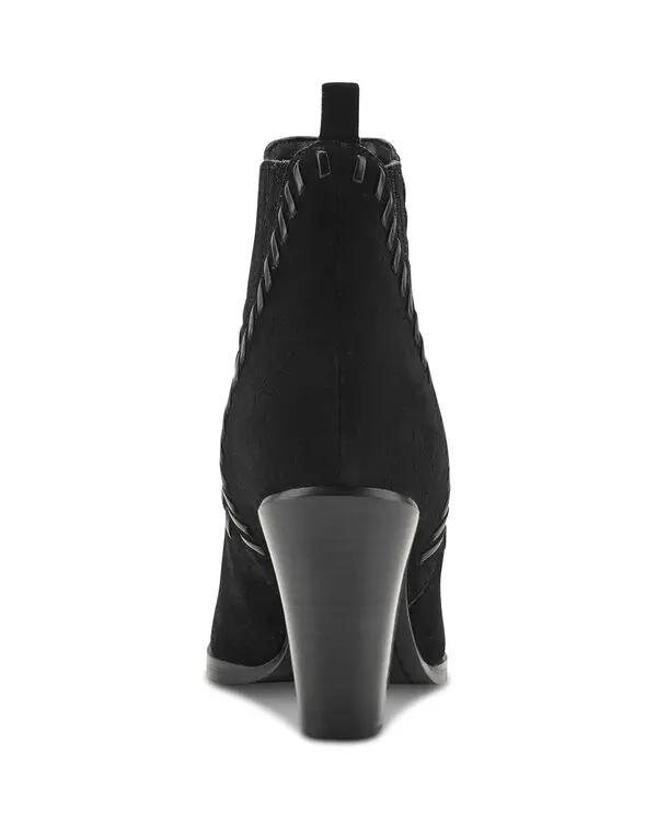 MARC FISHER LTD. Alvira Suede Ankle Boots - Black