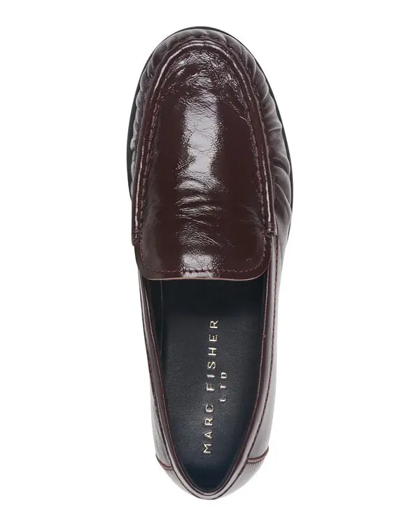 MARC FISHER LTD. Mazle Loafers - Dark Red