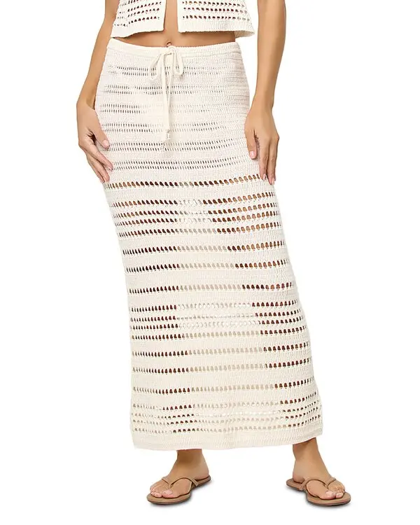 L*Space Crochet Maxi Skirt - Cream