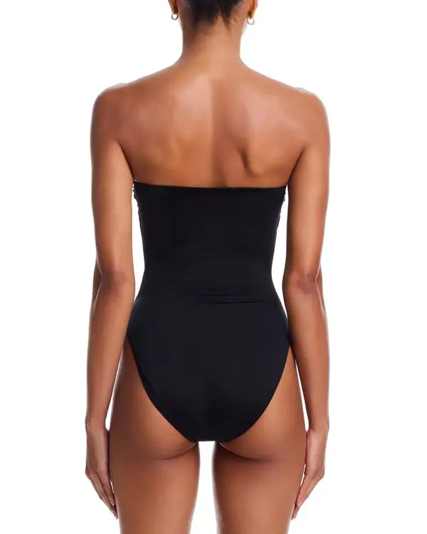 Norma Kamali Bishop Strapless Swimsuit