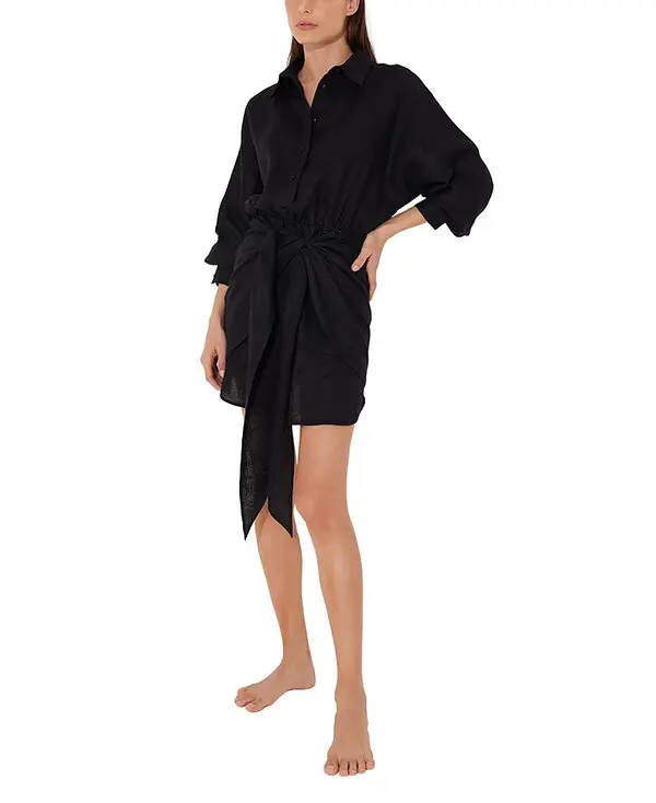MOEVA Guadalupe Dress Cover Up Resortwear - Black