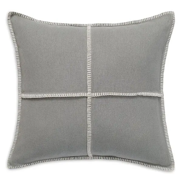 HAMAM Lino Stitched Decorative Pillowcase, 20 X 20 - Moss