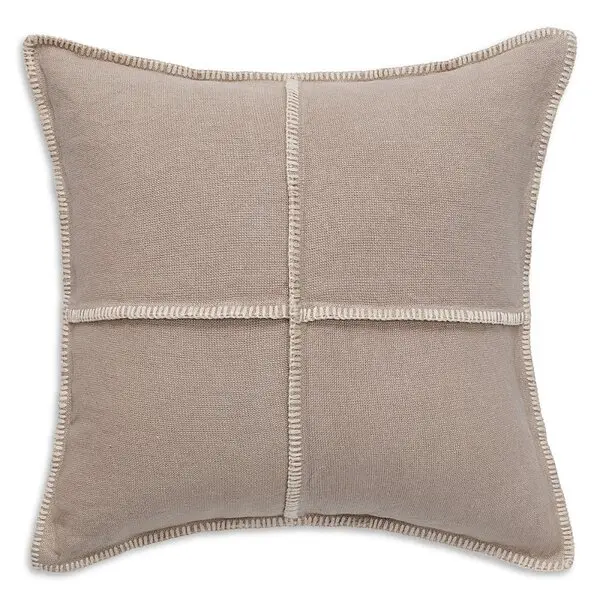 HAMAM Lino Stitched Decorative Pillowcase, 20 X 20 - Vapour
