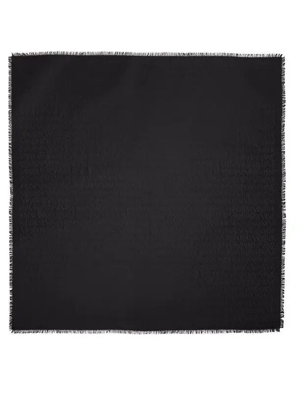 Saint Laurent Sciarpa Quadrata In Seta