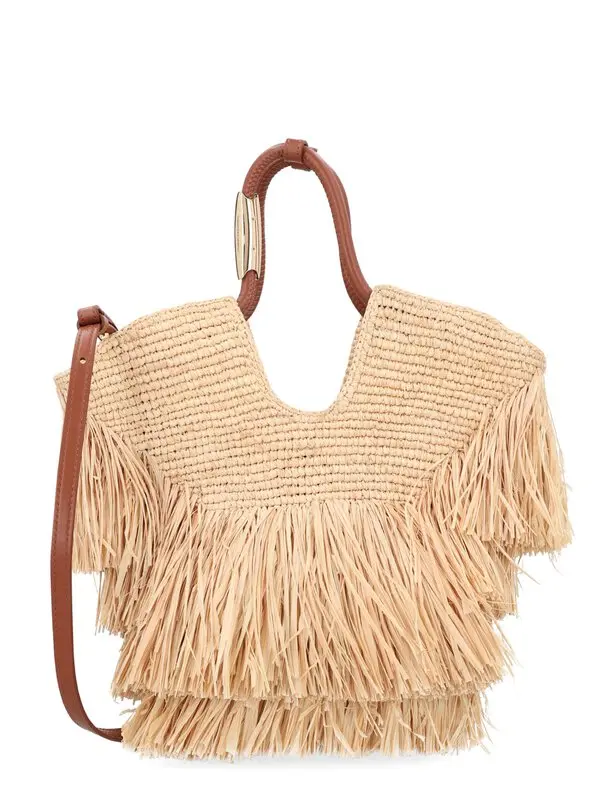 Zimmermann Borsa Tote "goldentime" Small Con Frange