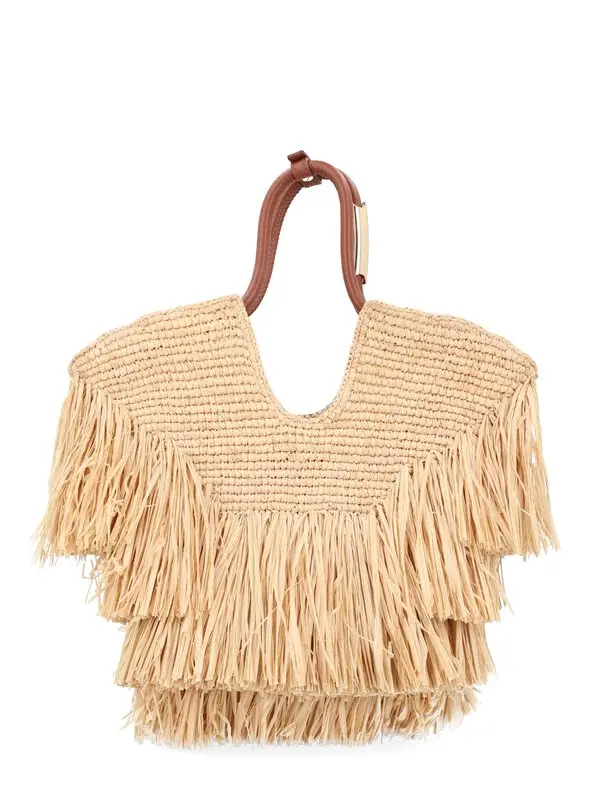Zimmermann Borsa Tote "goldentime" Small Con Frange