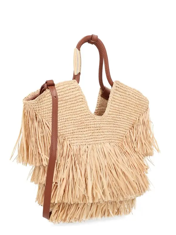 Zimmermann Borsa Tote "goldentime" Small Con Frange