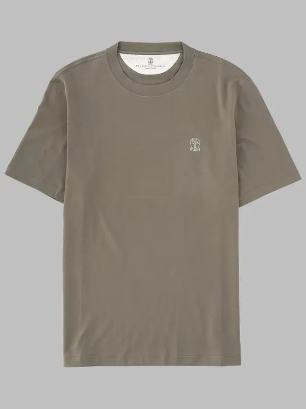 Brunello Cucinelli T-shirt Con Logo