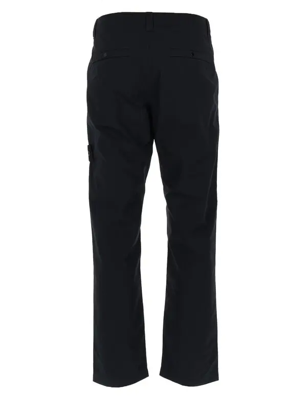 Stone Island Cotton Trousers - Black