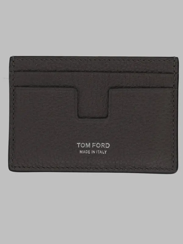 TOM FORD Portacarte Classico In Pelle Fiore