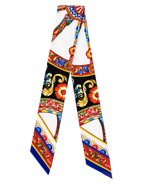 Dolce & Gabbana Twill Silk Bandeau