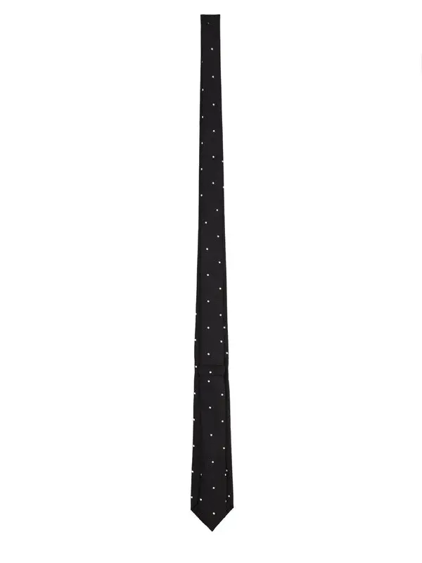 TOM FORD Cravatta In Raso - Black
