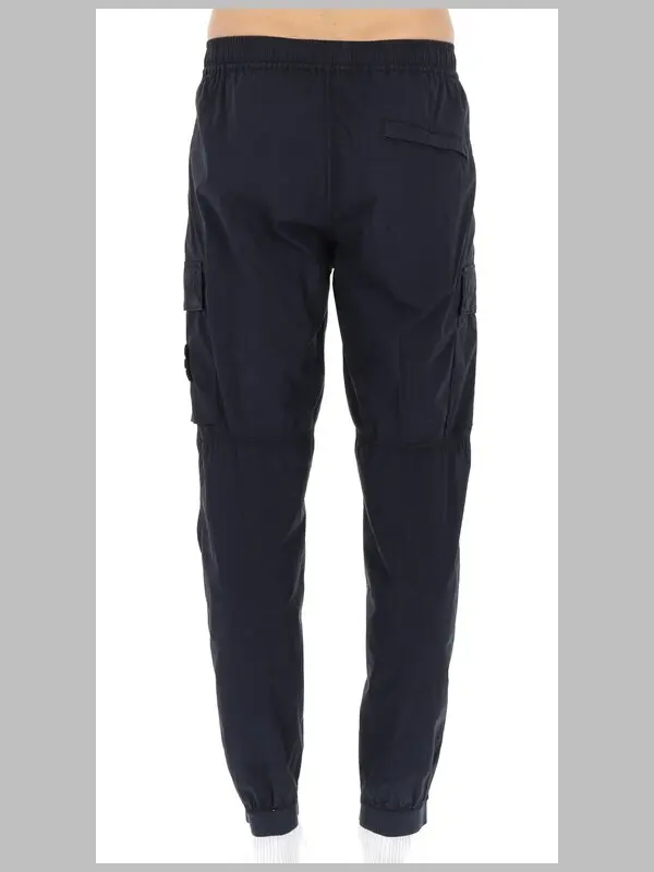 Stone Island Cargo Parachute Pants - Blue