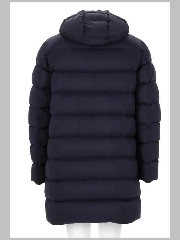 Herno Hooded Padded Coat - Blue
