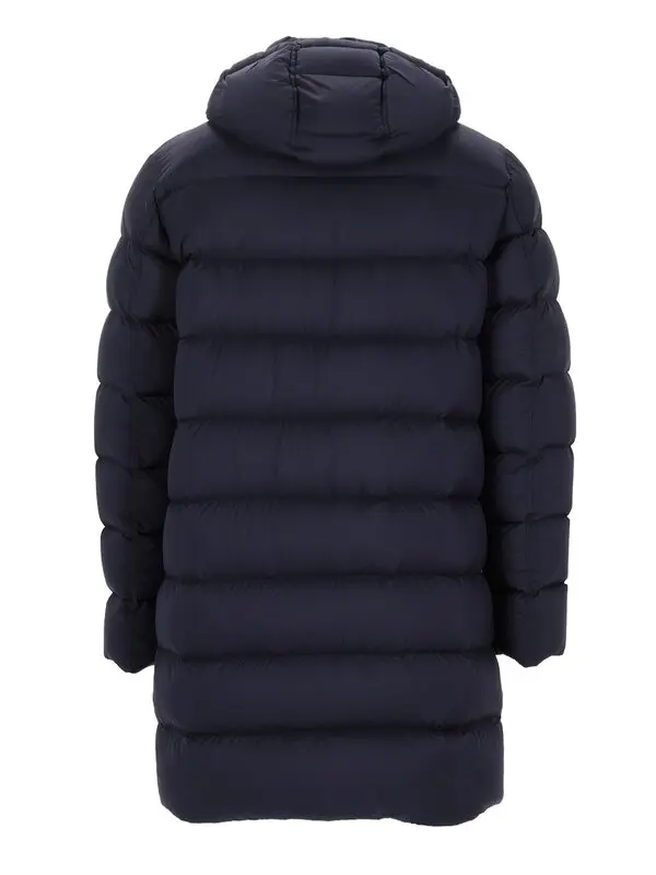 Herno Hooded Padded Coat - Blue