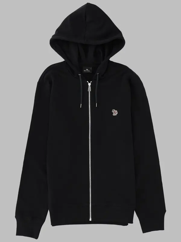 Paul Smith Felpa "zebra" Con Zip E Cappuccio