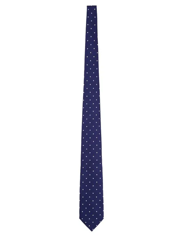 TOM FORD Cravatta In Jacquard Di Seta 8 Cm - Blue