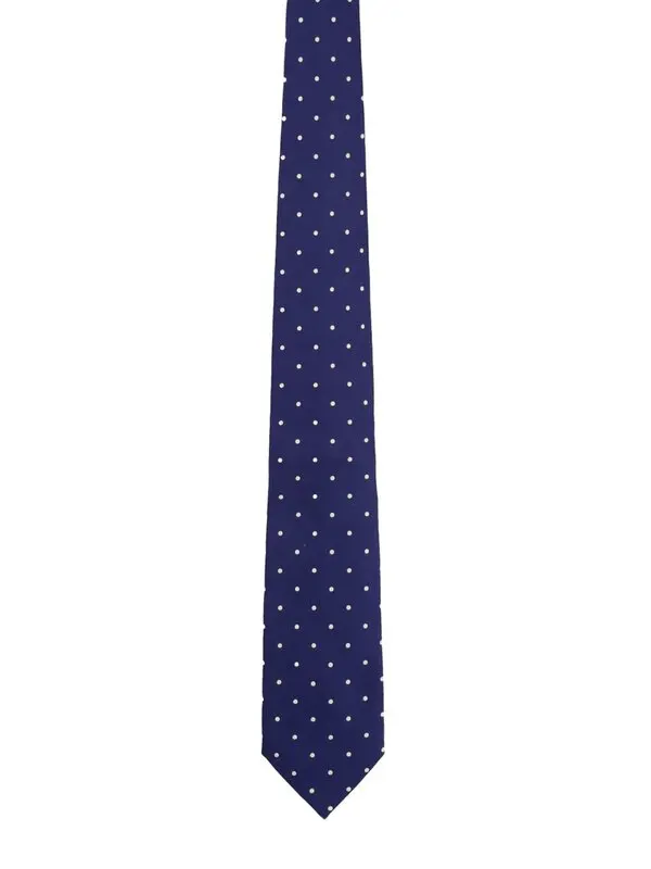 TOM FORD Jacquard Silk Cravat - Blue
