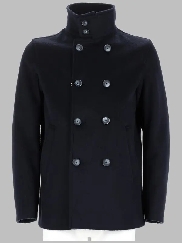 Herno Double-breasted High Neck Coat