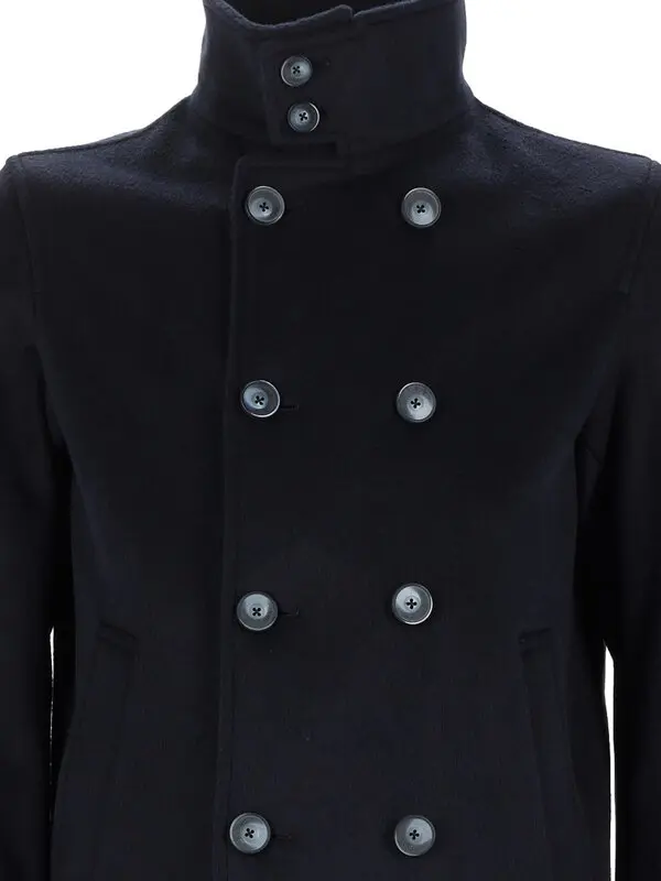 Herno Double-breasted High Neck Coat
