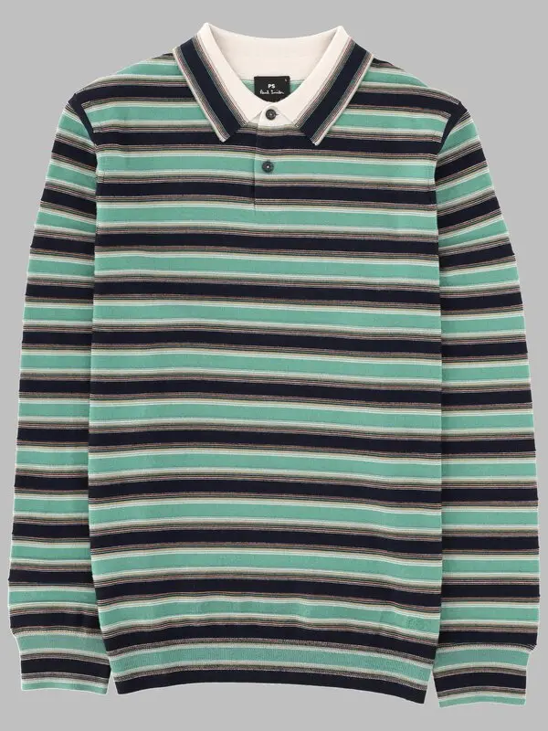 Paul Smith Maglia Polo In Lana Merino