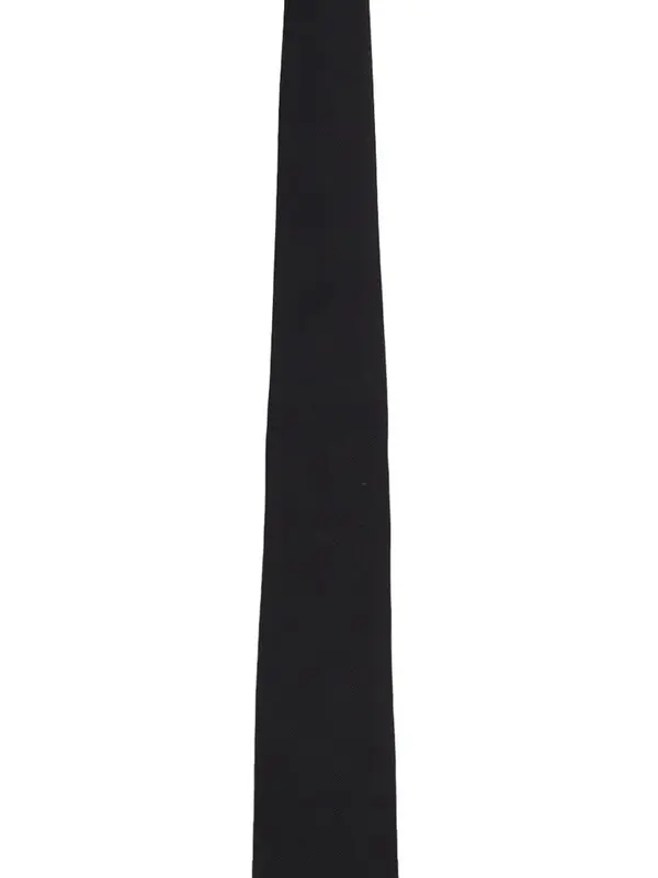 TOM FORD 8cm Silk Jacquard Cravat - Black