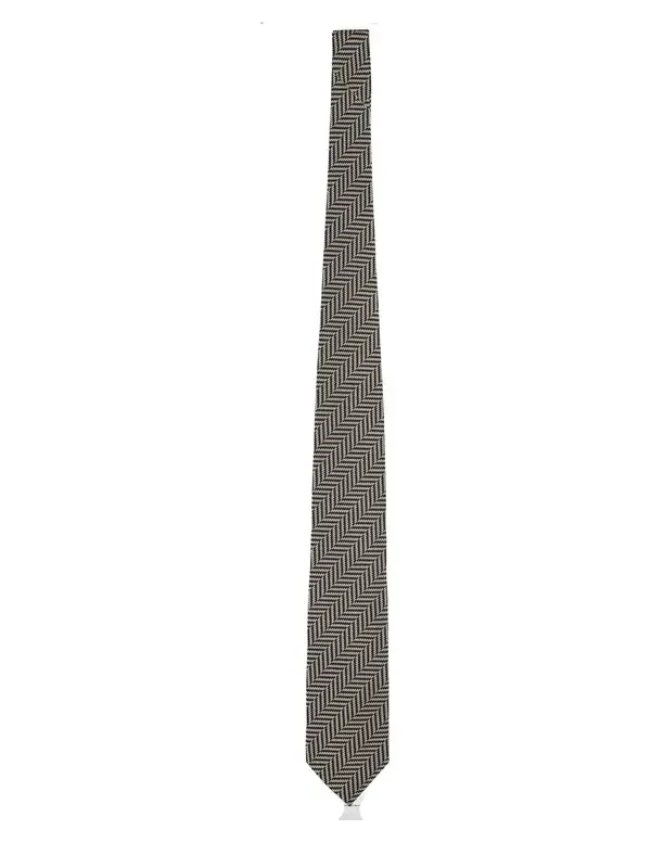 TOM FORD Cravatta In Jacquard Di Seta 8 Cm - Multicolour