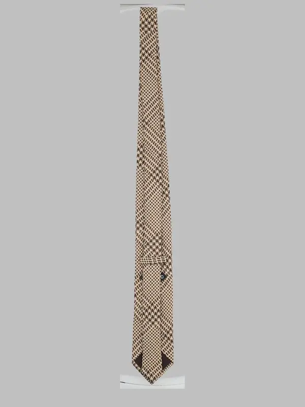 TOM FORD Silk Jacquard Tie 8cm - Beige